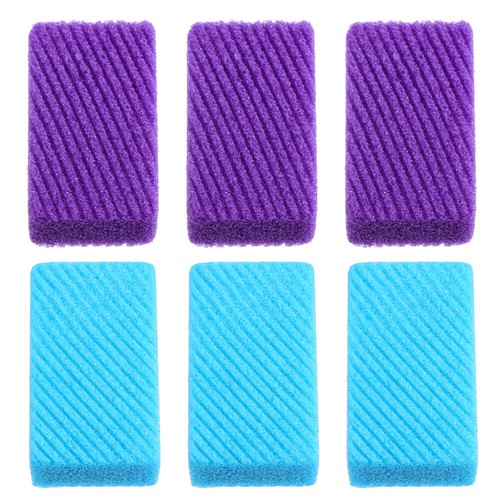 6 Pcs Pumice Stone Mesh Feet Scrubber Scrubbing Exfoliating Sponge Foot ...