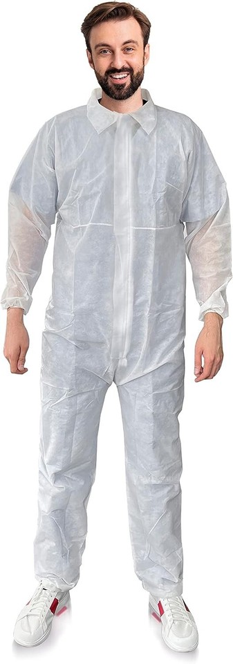 25 Protective Coveralls Cleaning Spray Painting Hazmat Insulation Bunny ...