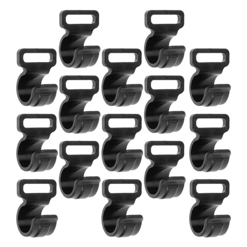 15pcs Outdoor Tent Pole Hooks Tent Pole Connection Hooks Plastic Tent ...