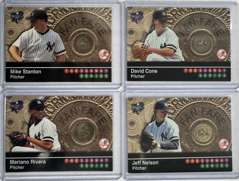 2000 Topps Subway Series Complete Tokens Set 36 Mets Yankees Jeter Rivera Piazza | eBay