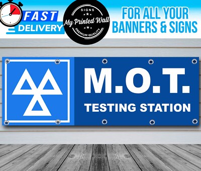 MOT Test Banner, Advertising Banner for MOT Testing, Business / Shop ...