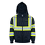Hi-Vis Insulated Safety Bomber X Back Reflective Jacket ROAD WORK HIGH ...