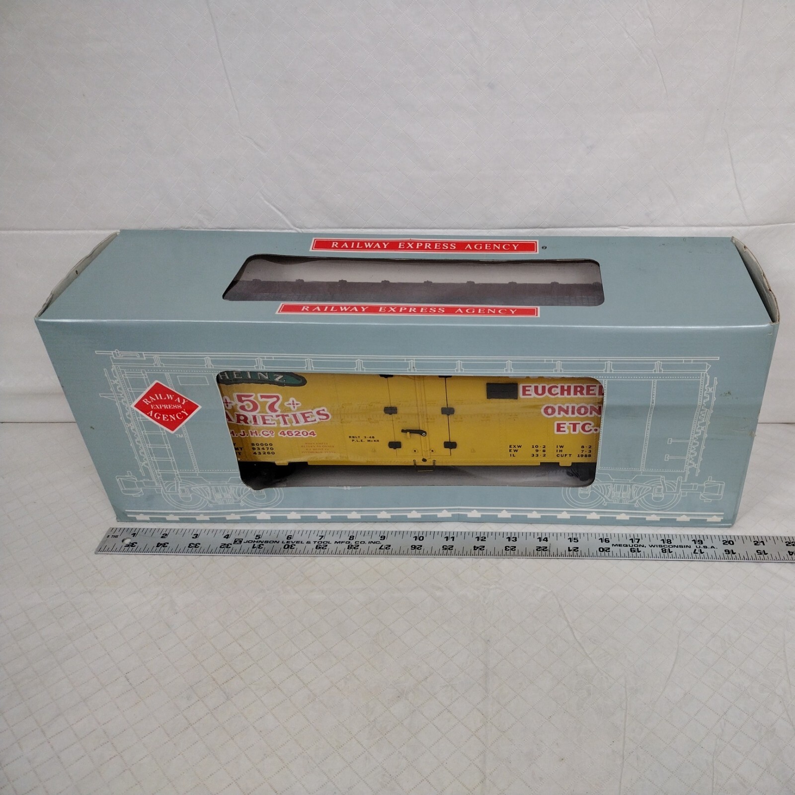 Railway Express Agency - Heinz-57 Reefer Model Train Car - # 46204 - G ...