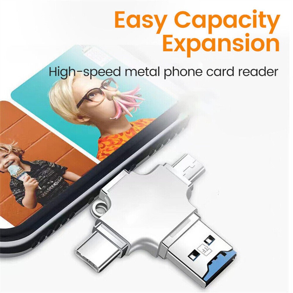 USB 3.0 Flash Drive Type -C Photo Stick OTG For iPhone iPad Android ...