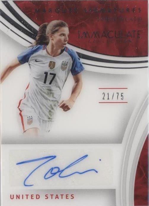 2017 Panini Immaculate Collection - Marquee Signatures Tobin Heath #MS ...