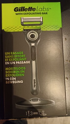 Rasoir Homme Gillette Labs Avec Barre Exfoliante Et 3 Lames ...
