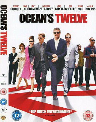Ocean's Twelve DVD (Region 2) VGC Brad Pitt | eBay