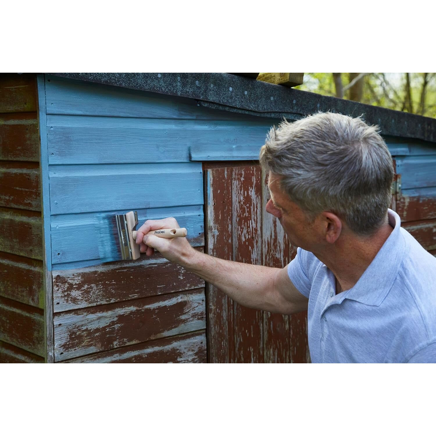 ProDec Multi Purpose Block Wallpaper Paste Brush Paints Fence & Shed Wood Treat | eBay UK