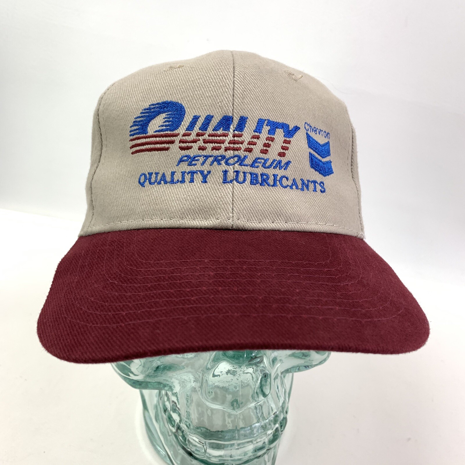 Vintage Chevron Lubricants Low Profile Baseball Cap Strapback Hat ...