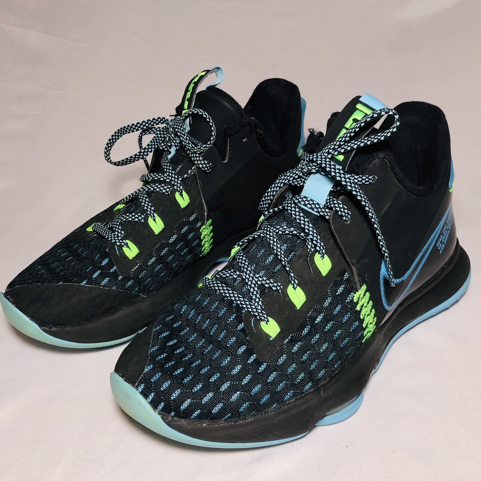 Nike Men's Lebron Witness V Black Blue Shoes CQ9380-0… - Gem