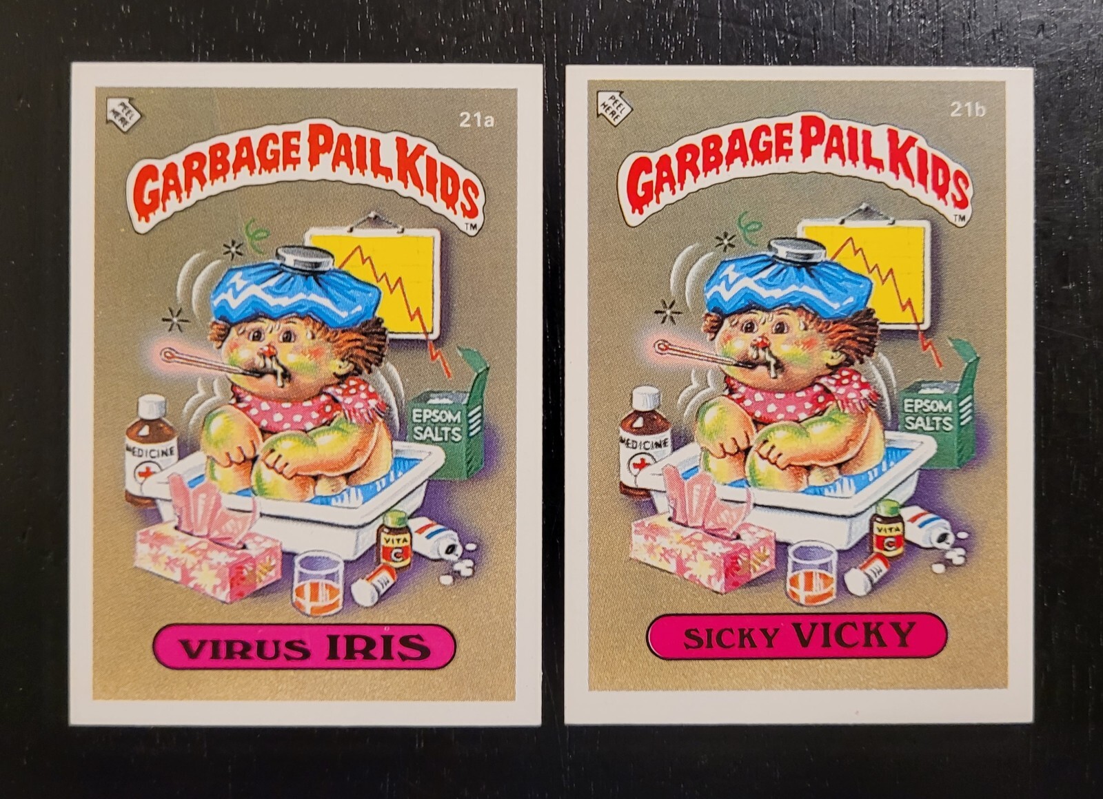 2) 1985 GPK 21a 21b VIRUS IRIS & SICKY VICKY mini NICE! | eBay