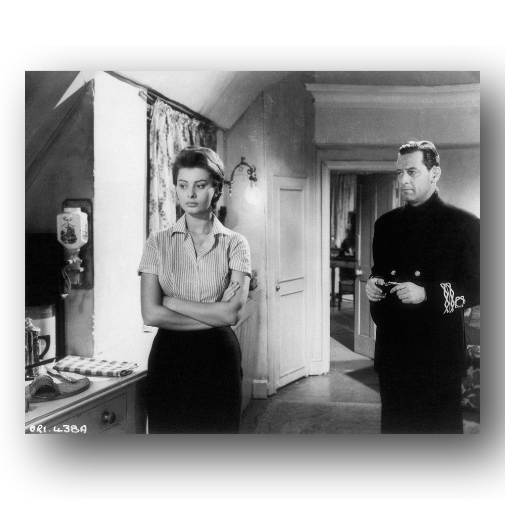 Sophia Loren William Holden On Set Key 1958 Carol Reed Jan de Hartog ...