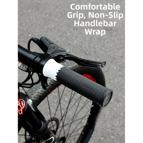 Silicone Bike Grips Ergonomic Grips Shock Absorption Aluminum Lock Ring ...