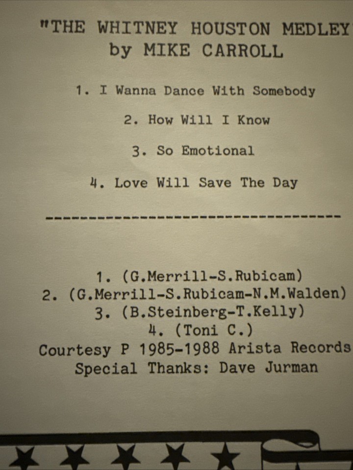 DISCONET Vol 10 Prog 9 Whitney Houston Medley, Bros, Brian Brian. 1 ...