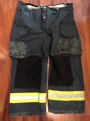 Firefighter Janesville Lion Apparel Turnout Bunker Pants 42x28 BLACK ...