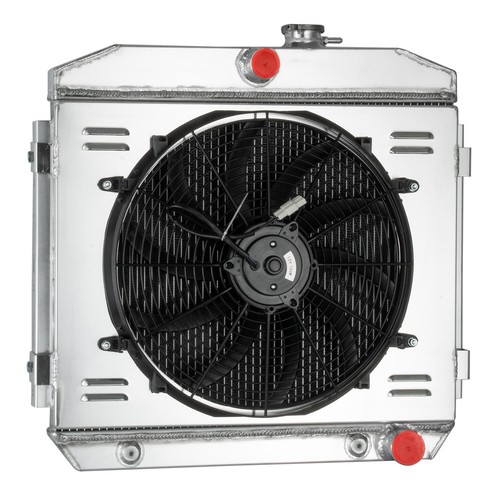 For 1955-1957 CHEVY BEL AIR Nomad V8 Engine 3 Row Radiator+Shroud ...
