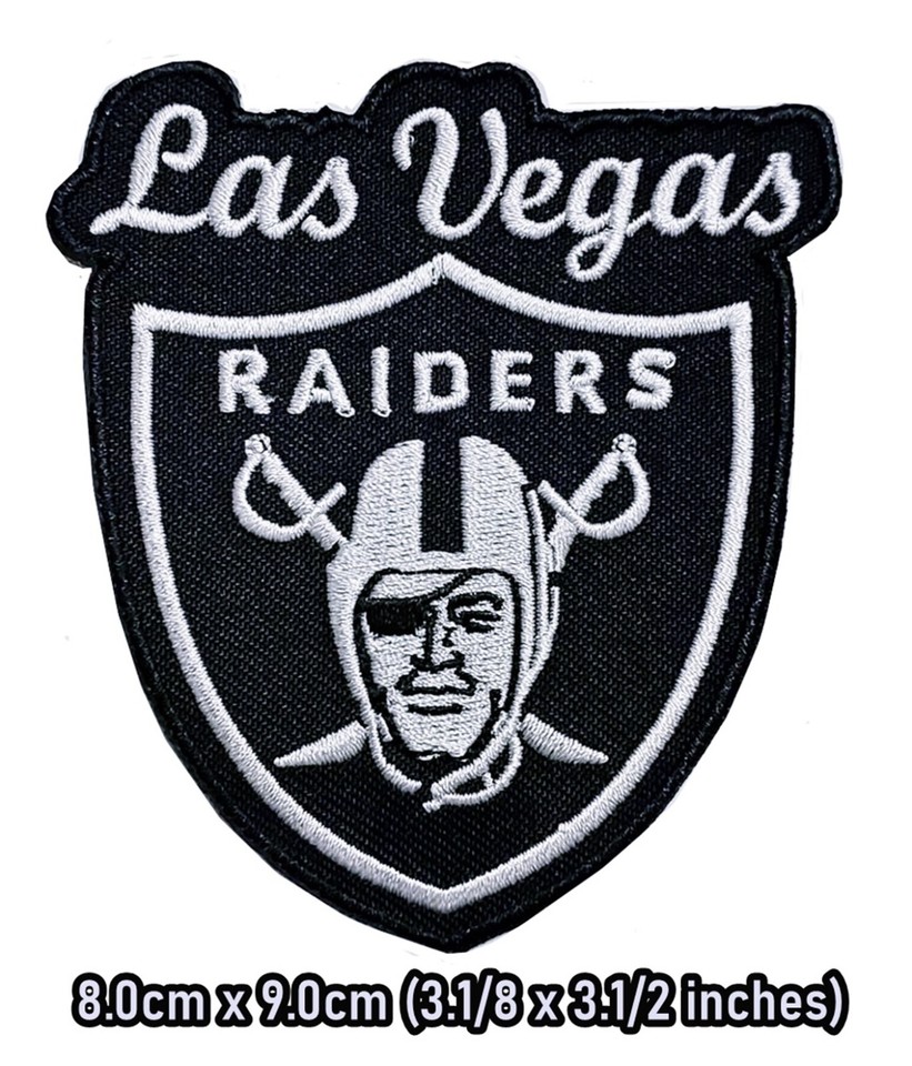 Oakland Raiders NFL Football Patches Embroidery iron,sew(From Thai by ...