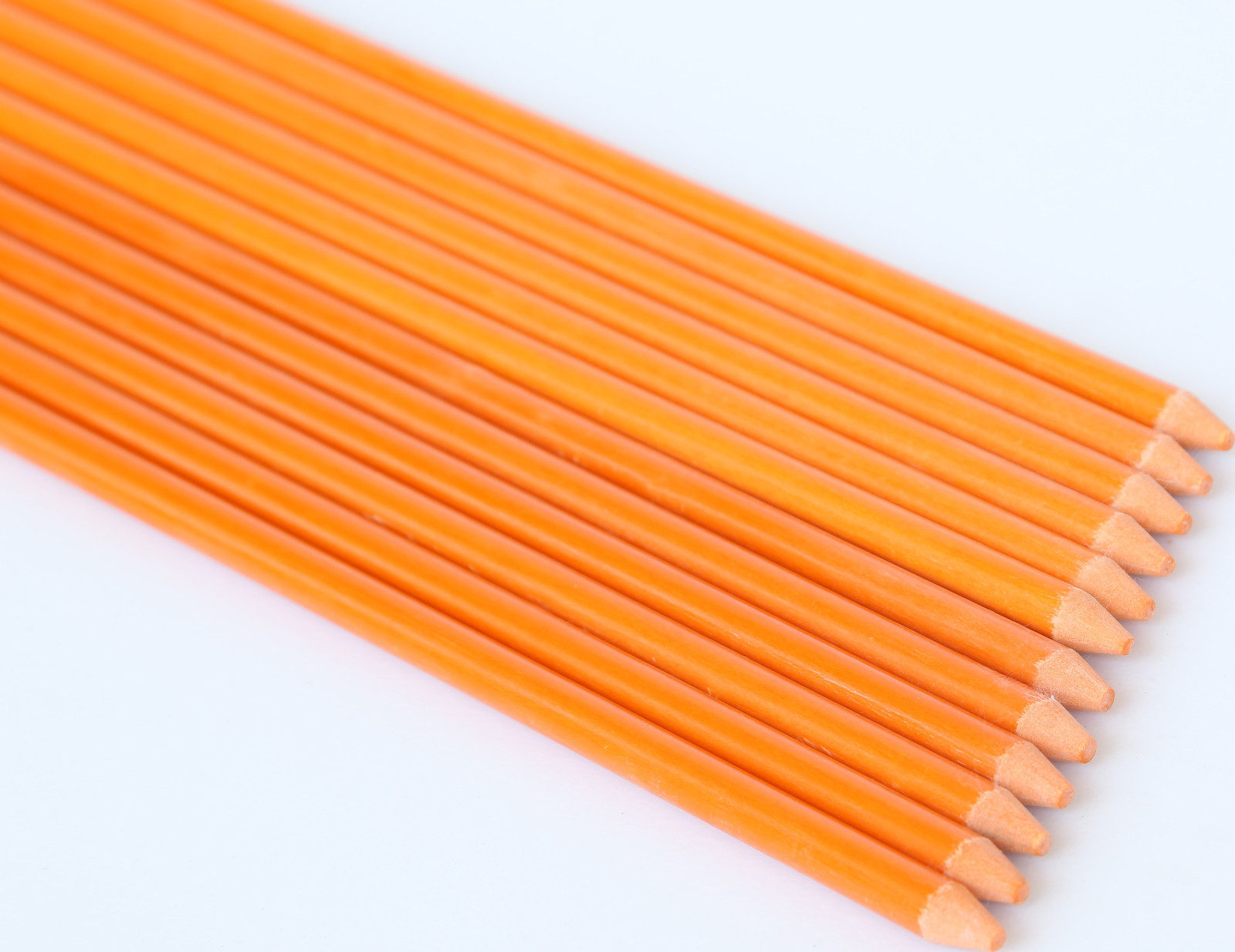 5/16"*48" Orange Reflective Snow Markers 25/50/100 Packs 4FT Solid Rod ...