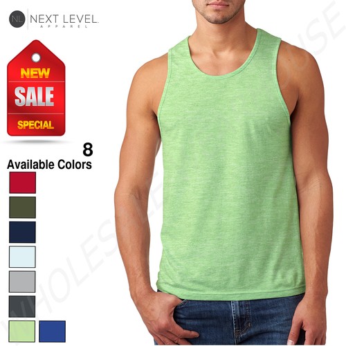 NEW Next Level Men's Premium Fitted CVC S-XL Tank Top R-6233 | eBay