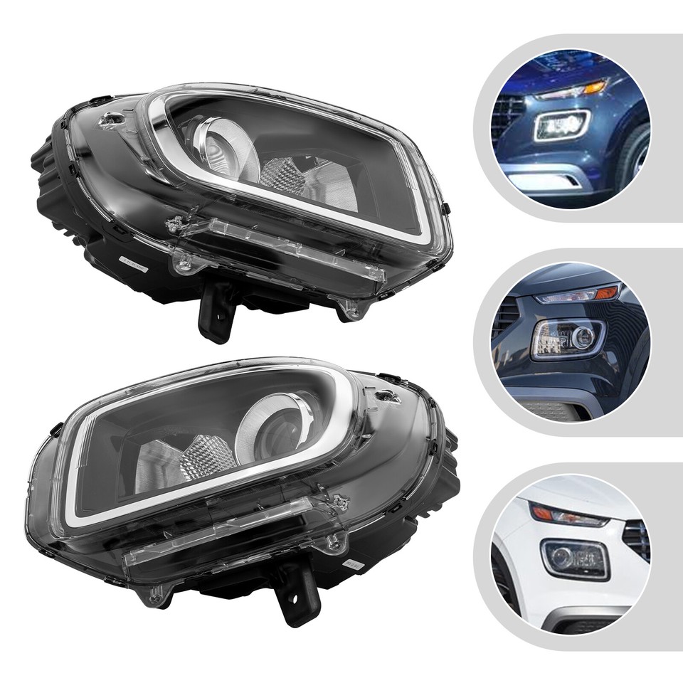 For 2020-2023 Hyundai Venue Headlight Halogen Headlamp(s) w/Bulb Left ...