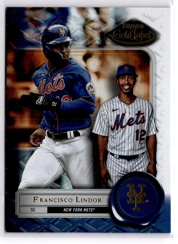 2022 Topps Gold Label Francisco Lindor #88 New York Mets | eBay