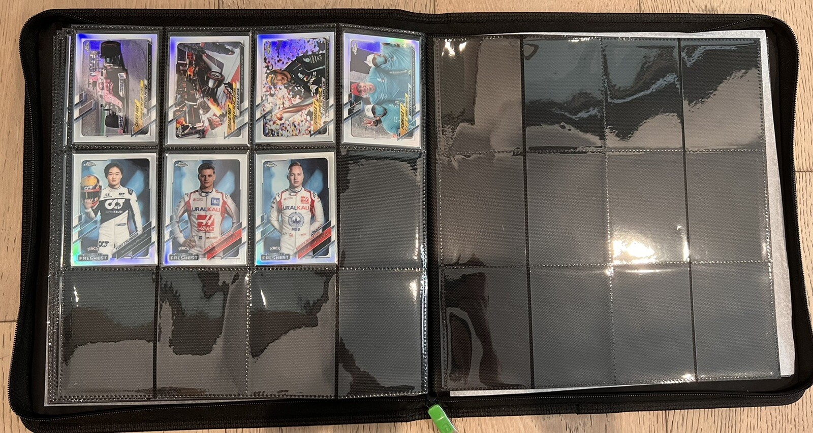 2021 Topps Chrome Formula 1 F1 Refractor Complete Set 1-175 with Binder ...