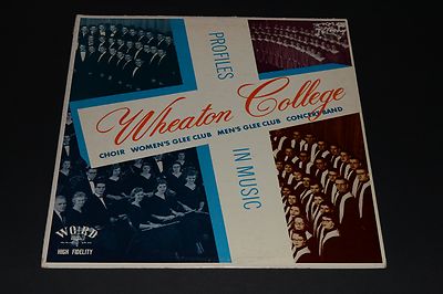 Wheaton College - Profiles in Music Choir Women's/Men's Glee Club -FAST SHIPPING | eBay