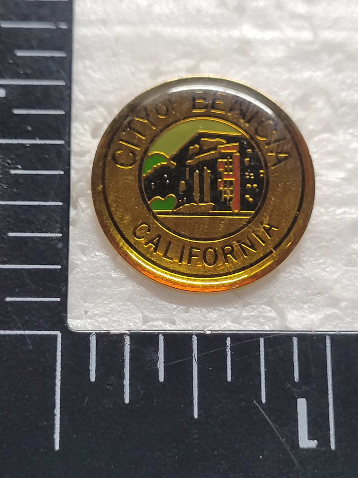 CITY OF BENICIA CALIFORNIA HAT LAPEL PIN PIN BACK USED (Q1750) | eBay