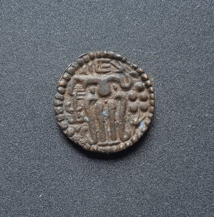 CEYLON SRI LANKA King Sri ParakramaBahu II 750 YEARS OLD MASSA COIN ...