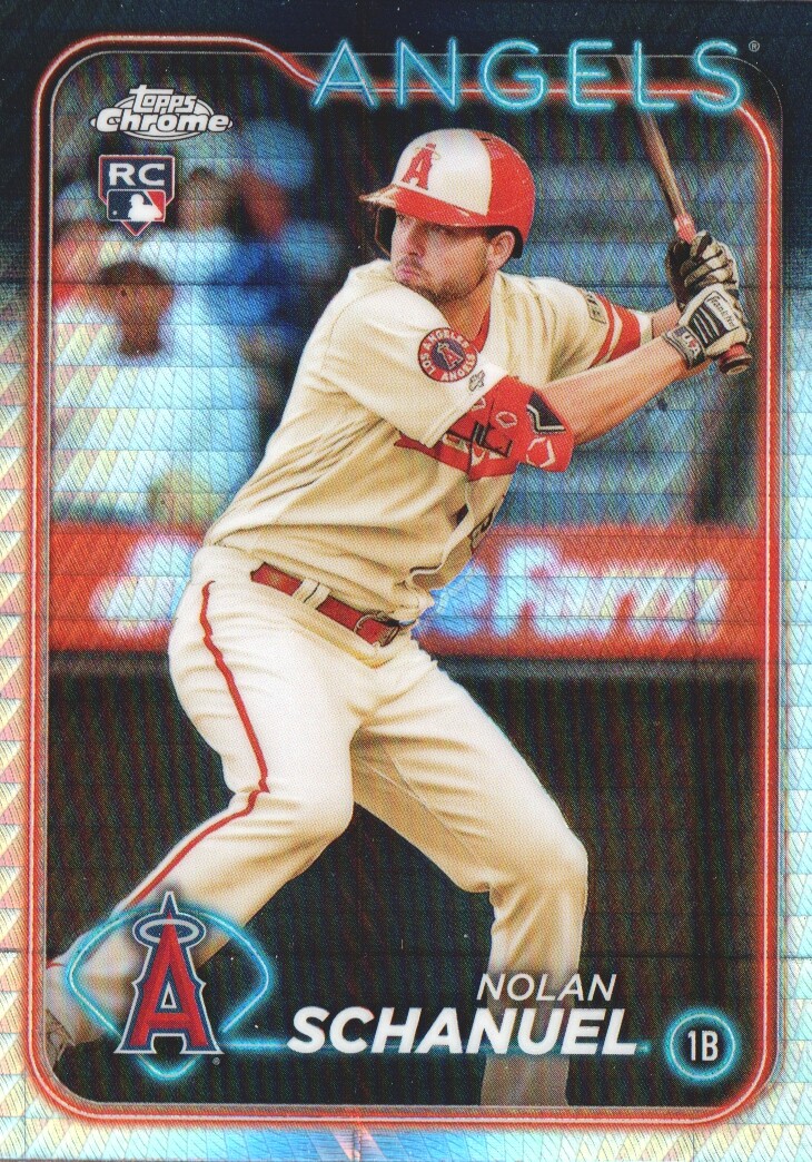 2024 Topps Chrome - Prism Refractor #274 Nolan Schanuel (RC) for sale ...