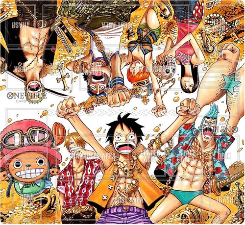 O-P Family 2-Player Trading Card Game Playmat OPCG Card Zones Mat Free ...