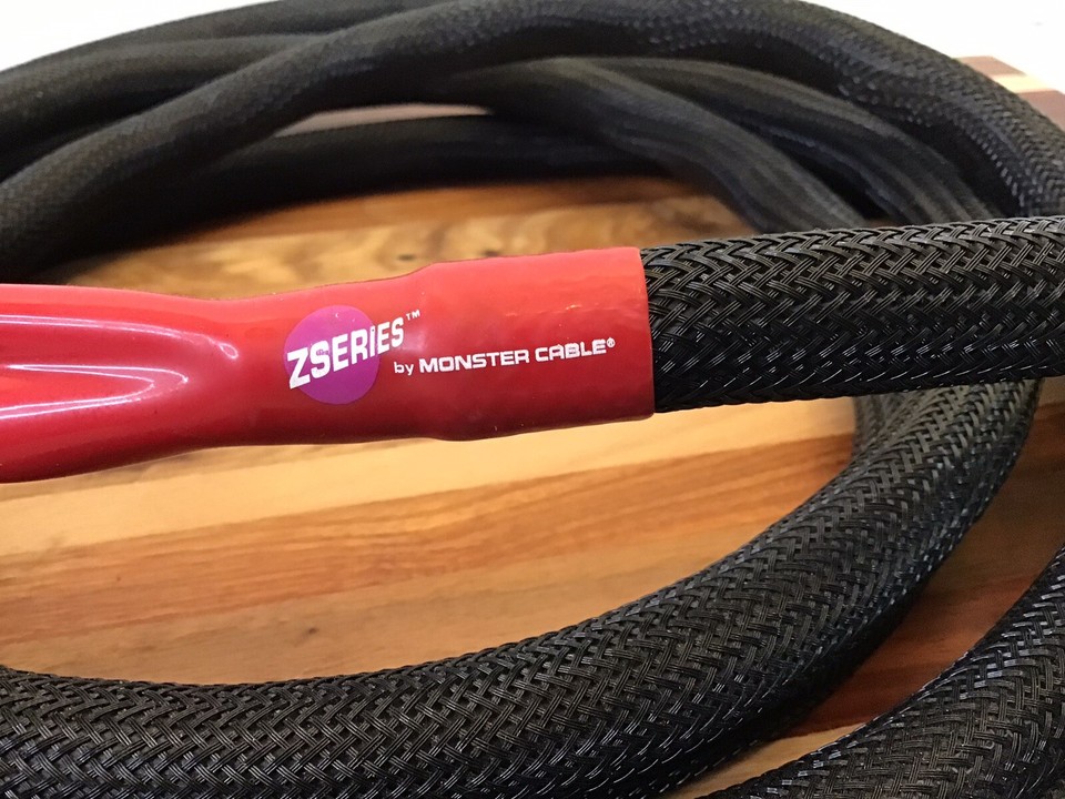 Monster Z2 Reference Audiophile Bi-Wire Speaker Lock Pin Cable 5 Meters ...