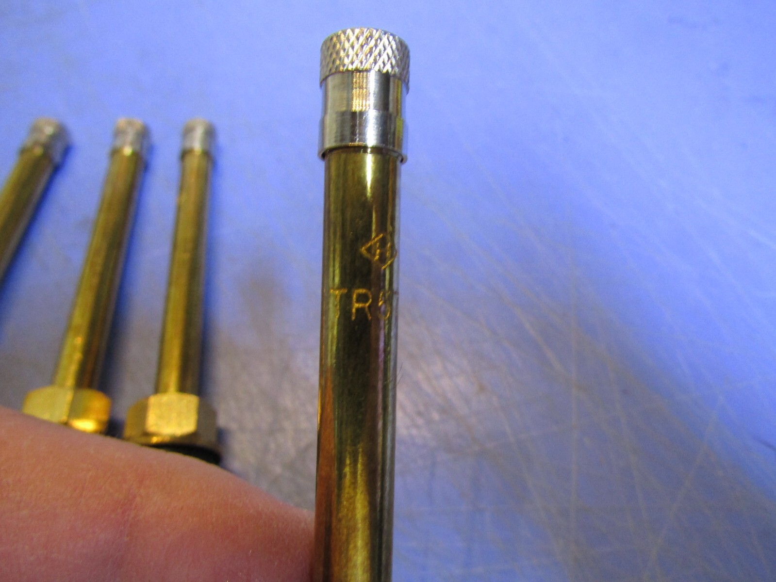 4 – TR572 Brass Truck Tire Valve, Straight, 3-3/4", .625" hole - TR 572 ...