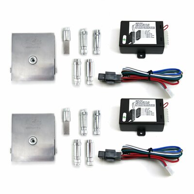 2-Door Flat Glass 1-Touch Manual Crank Handle Power Window Conversion ...