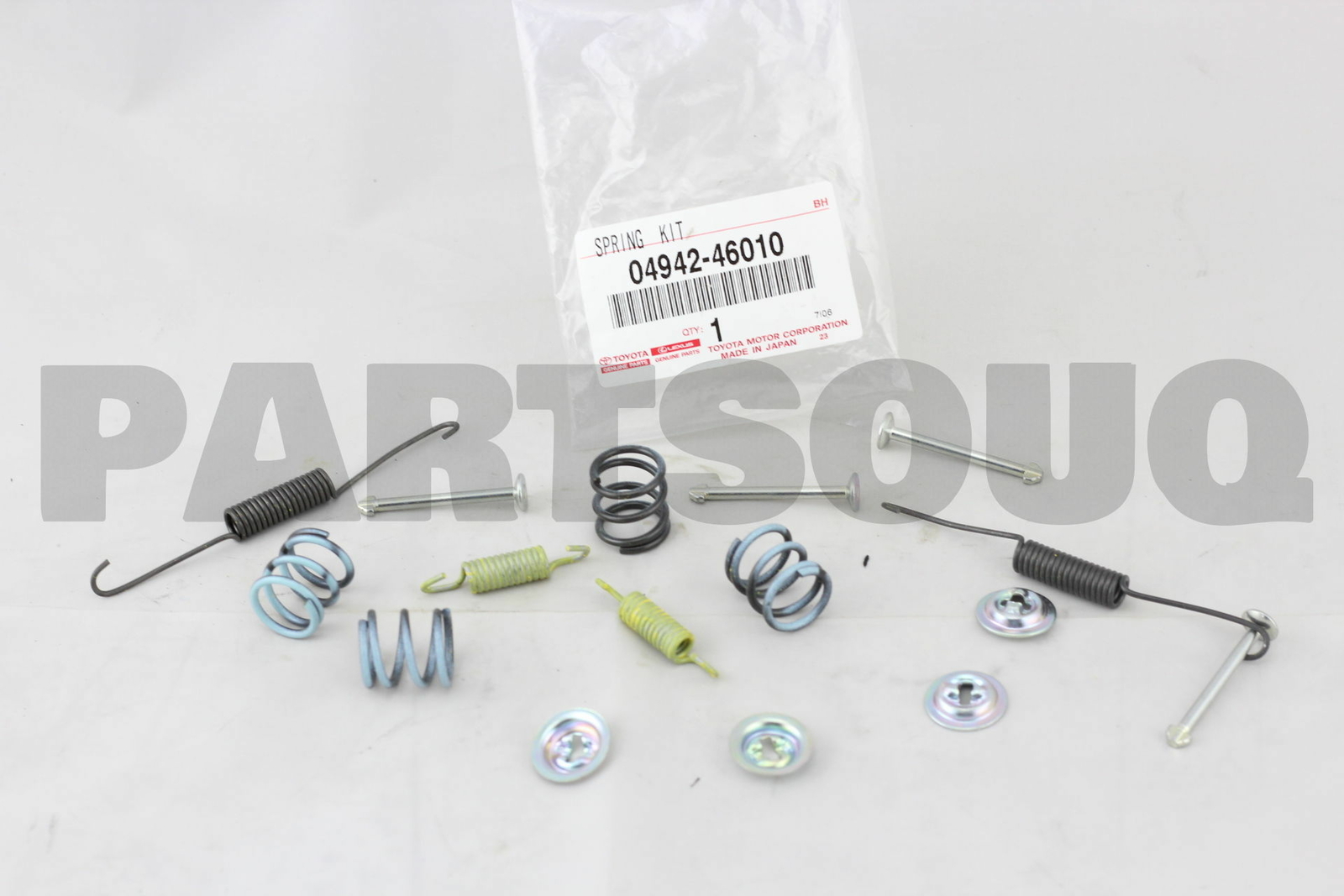 0494246010 Genuine Toyota SPRING KIT, REAR BRAKE 04942-46010 | eBay