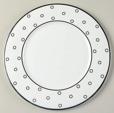 Mikasa Color Studio Ivory and Platinum Accent Salad Plate 8429478 | eBay