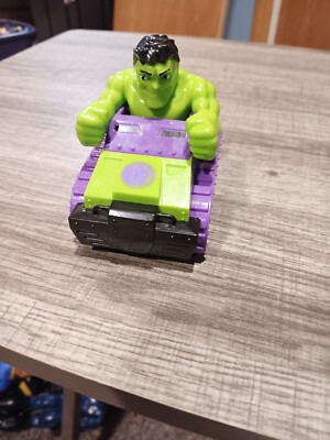 Marvel Incredible Hulk Purple Green Car Super Hero Adventures Pullback ...