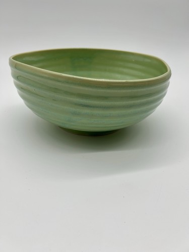 Nantucket Pottery Mixing Serving Bowl 10” Green | eBay