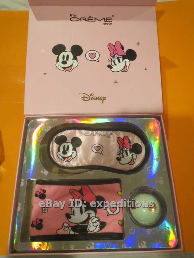 THE CREME SHOP X DISNEY SPA GIFT SET SLEEP MASK HEADBAND BATH BOMB ...