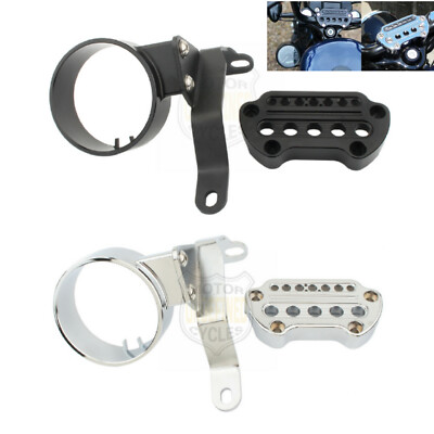 Instrument Bracket Speedometer Relocation Cover Kit For Harley ...