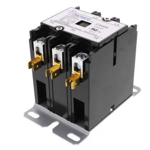 Packard C340A 3-Pole 40 Amp 24V Contactor | eBay