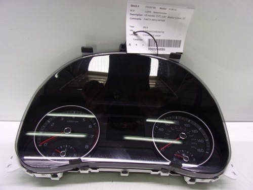 KIA FORTE 2019 Speedometer, CVT, 3.50'' display screen, ID 94011M7420 ...