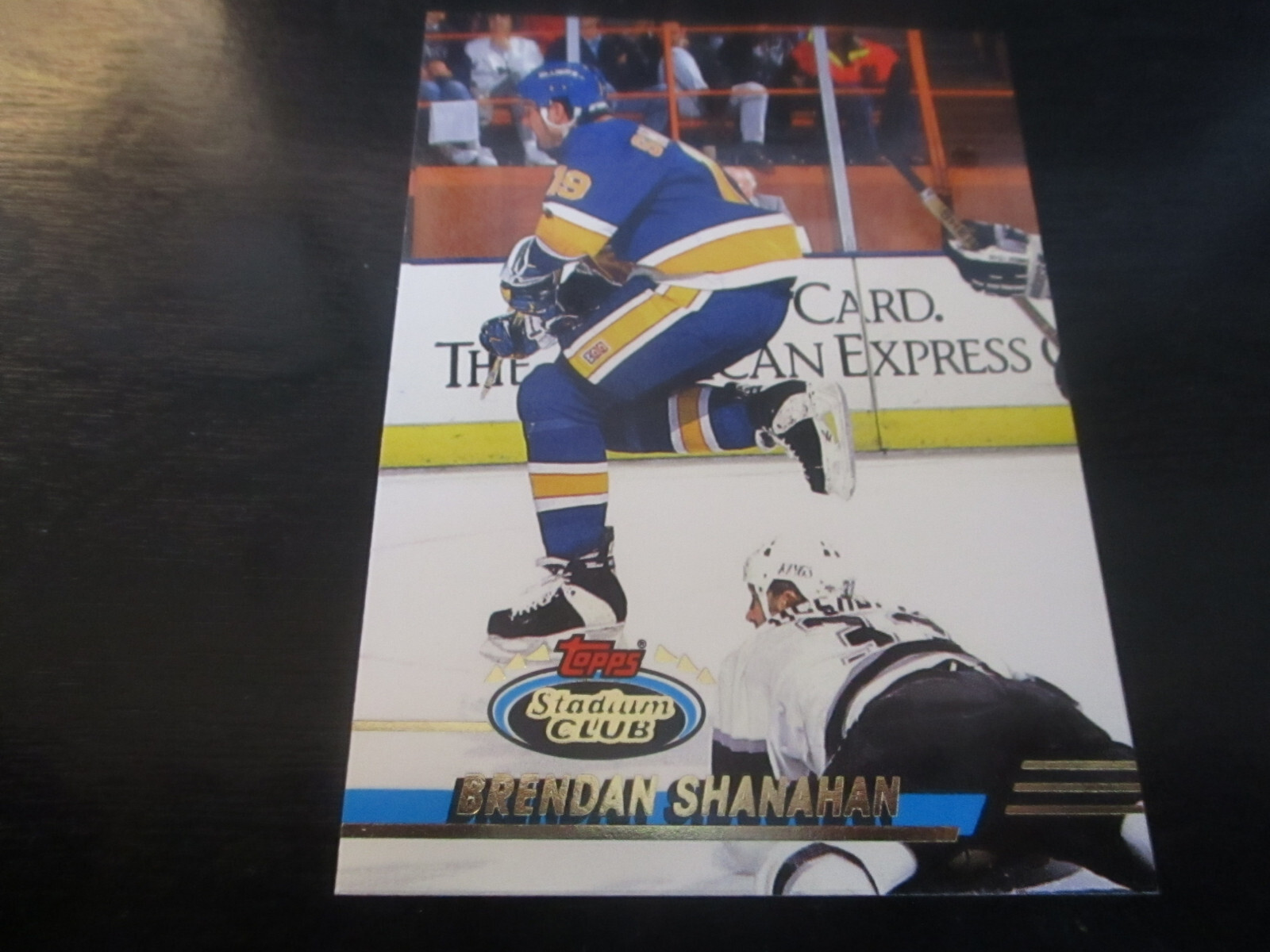 BRENDAN SHANAHAN (st. louis blues) 1993/94 topps stadium club card #389 ...