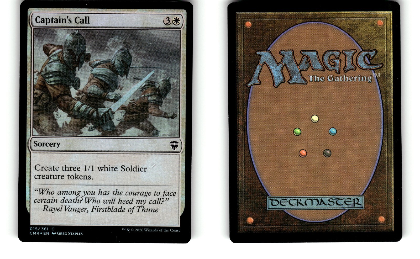 MTG Commander Legends Captain's Call Foil CMR 015/361 C NM/MT ** | eBay