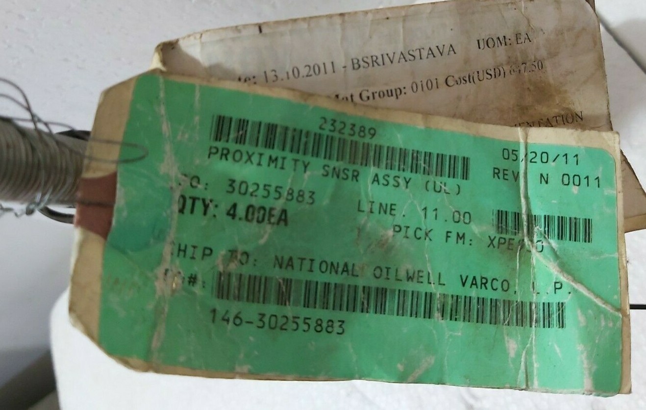 NOV MD TOTCO PROXIMITY SENSOR P/N-232389 DRILLING INSTRUMENTATION | eBay