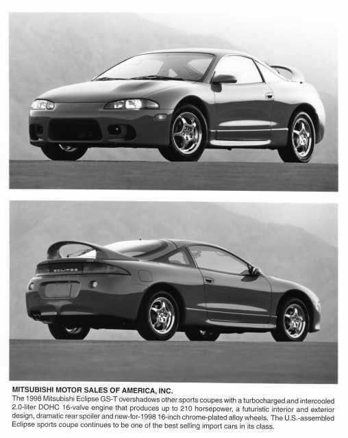 1998 Mitsubishi Eclipse Interior