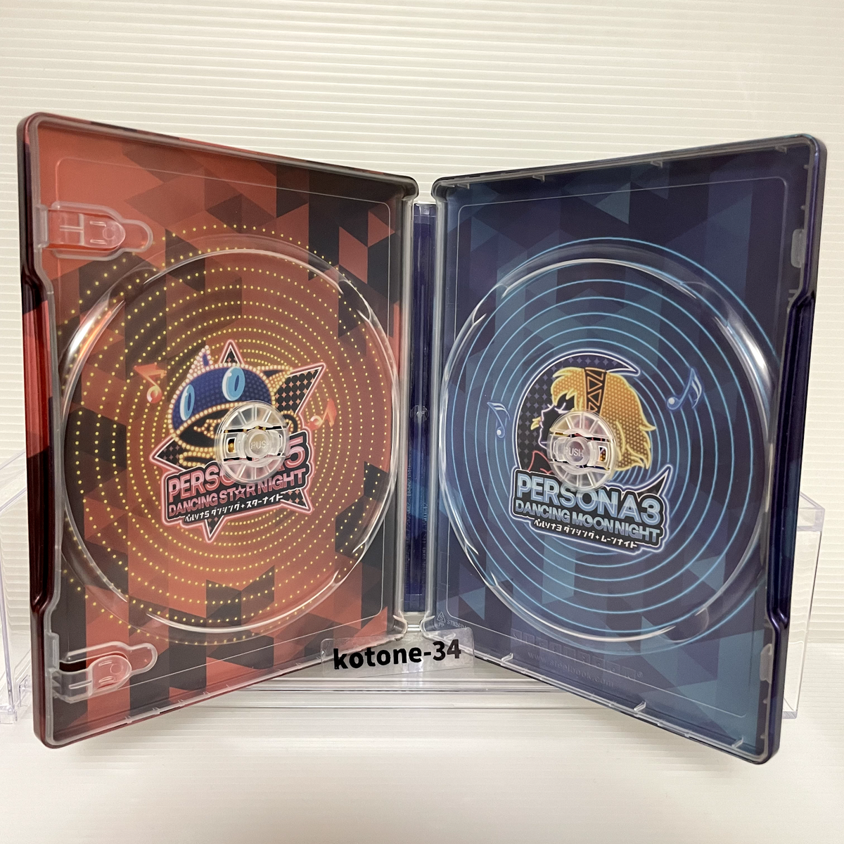 Persona 5 & 3 Dancing Steel Book GEO Limited Case No Game Persona 5 & 3 Dancing Steel Book GEO Limited Case No Game