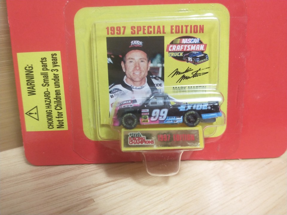 Racing Champions NASCAR 1/144 diecast #99 Exide truck Mark Martin truck ...