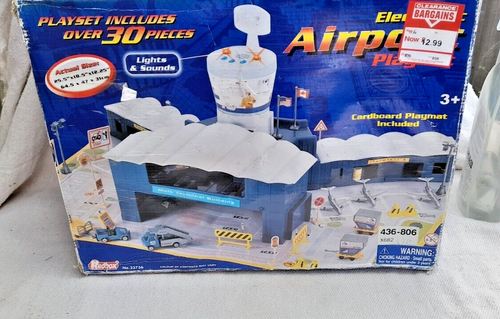 Vintage Redbox Airport terminal playset, incomplete, but with extras ...