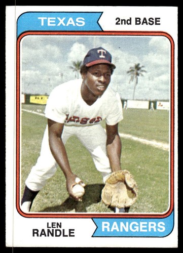 1974 Topps Len Randle #446 Texas Rangers Baseball Card | eBay